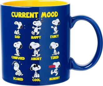 Silver Buffalo Peanuts Keramiktasse mit Snoopy, 590 ml