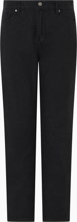 A|X Armani Exchange Womens Seven Magic Mountain, Cropped fit, Logo Patch, Jeans, Black, 28