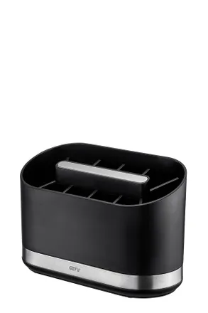 GEFU K&uuml;chenutensilienhalter Smartline, Schwarz, Edelstahl, Metall, Kunststoff, 10.2x14.2x22 cm, Kochen, K&uuml;chenhelfer, Sonstige K&uuml;chenhelfer