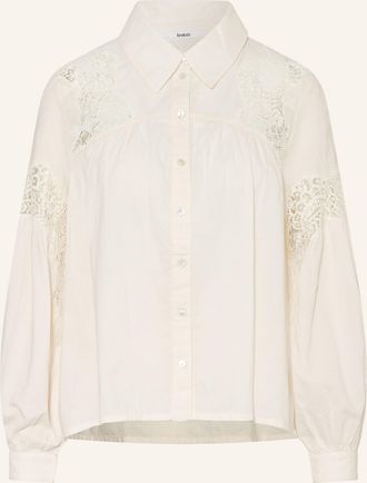 BA&SH Ba&Sh Hemdbluse Roseanne Mit Spitze weiss