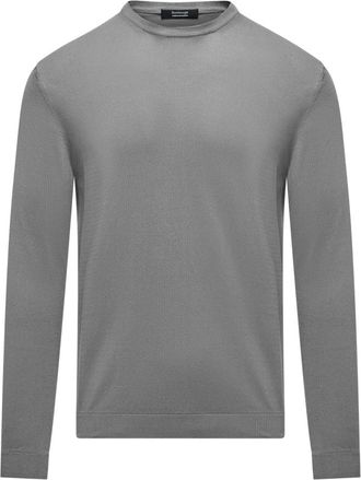 Bomboogie Homme, Pulls, Gris, Taille: L Pull ras du cou en maille jersey