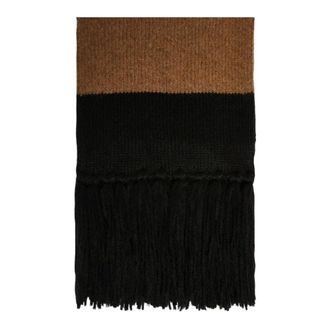 Max Mara Alpaka- und Wollschal - - Accessories - Damen - Schwarzk - ONE SIZE