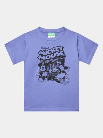 Benetton United Colors Of Benetton T-Shirt 3096G10B3 Violett Regular Fit