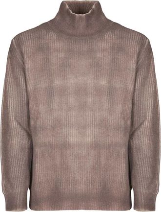 ATOMOFACTORY Atomofactory, Homme, Pulls, Brun, Taille: XL Ai25Afu23 24 Turtleneck