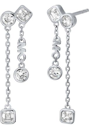 Michael Kors Womens Silver Semi precious Post Closure Earrings