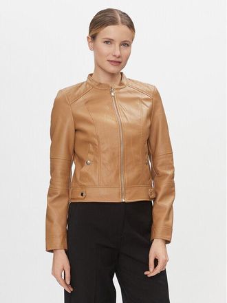 Vero Moda Jacke aus Kunstleder Love 10300241 Braun Regular Fit