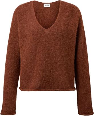 Drykorn V-Ausschnitt Strickware - - Knitwear - Damen - Braun - S