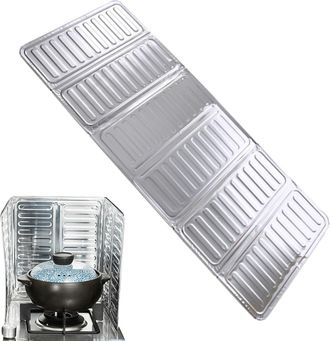 Generic Faltbarer &Ouml;lschutz | &Ouml;lsplitter Stove Faltbare Fettabschirmung - Effizientes Kochen, &Ouml;lisolierung F&uuml;r K&uuml;che, Camping, Pfanne