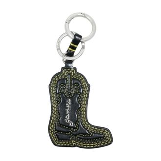 Ganni Femme, Accessoires, Noir, Taille: ONE Size Porte-cl&eacute;s Botte Western
