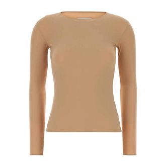 Jil Sander Stretch Nylon Top - - Tops - Damen - Beige - S