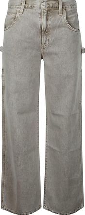 A Gold E Straight Leg Jeans - Grau