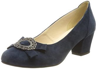 Hirschkogel Femme 3000008 Escarpins, d.Blau, 37 EU
