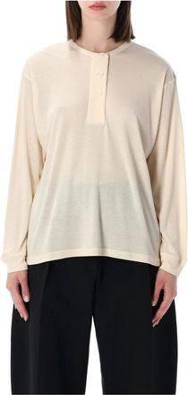 STUDIO NICHOLSON Femme, Tops, Beige, Taille: 34 FR Rutas Serafino Top