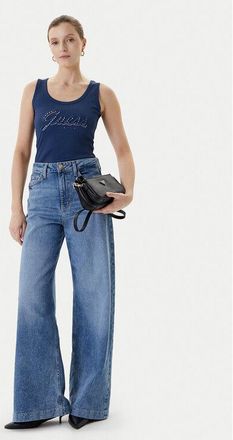 Guess Top W5YP00 KCXJ2 Dunkelblau Classic Fit