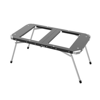 Generico Klapptisch mit Tablett, Picknick-Ausr&uuml;stung aus Aluminium, leicht und einfach zu transportieren, Campingtisch aus Aluminium, f&uuml;r Familientreffen, Pick