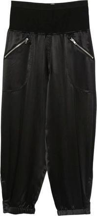 Co Femme, Pantalons, Noir, Taille: 38 FR Ribbed Jogger