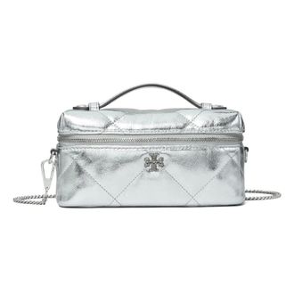 Tory Burch Femme, Sacs, Gris, Taille: ONE Size Kira East-West Vanity Case