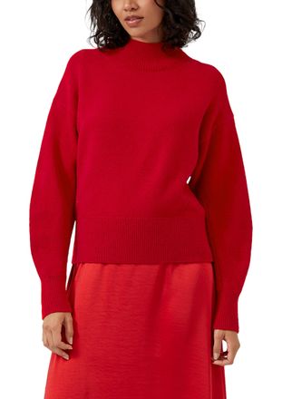 s.Oliver Weicher Pullover mit Stehkragen