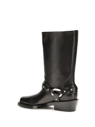 Paco Rabanne Womens Boots Calf Leather Black