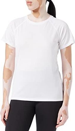 Stedman Apparel - T-Shirt De Sport - coupe droite - Manches Courtes Femme, Blanc, X-Large