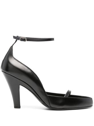 The Row escarpins en cuir 90 mm - Noir