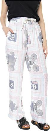 Aries Femme, Pantalons, Multicolore, Taille: 40 FR Wide Pantalons