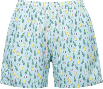 Saint Barth Homme, Maillots de bain, Multicolore, Taille: S Lighting Micro Fantasy