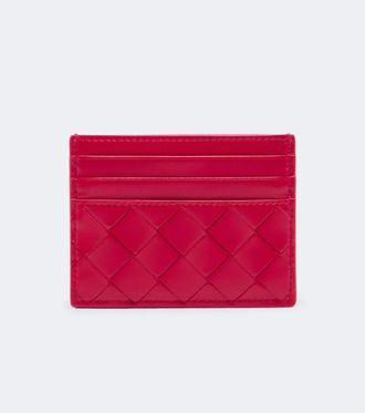 Bottega Veneta Kartenetui Intrecciato aus Leder