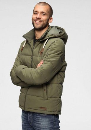 Bruno Banani Steppjacke leicht, wasserabweisend, modischer Stil, mit dekorativen Badges