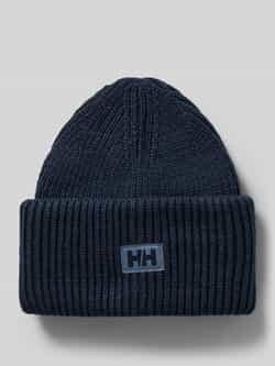 Helly Hansen Beanie in Strick-Optik mit Logo-Patch