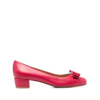Ferragamo Femme, Chaussures, Rose, Taille: 37 EU Vara-Bow D&eacute;collet&eacute; Escarpins