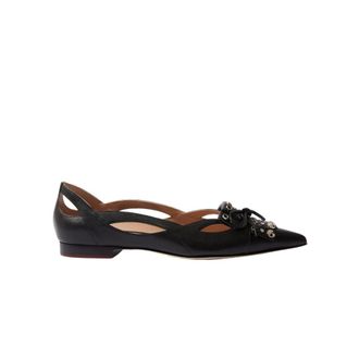 Scarosso Onyx Odyssey Leder Ballerinas - - Shoes - Damen - Schwarzk - 36 EU