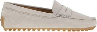 Tod's City Gommino Suede Loafer - Gr. 37,5 (EU) - in Beige
