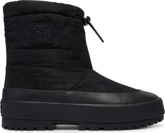 Calvin Klein Schneeschuhe Calvin Klein Vulc Flatform Snowboot Nyl Aop HW0HW03437 Schwarz