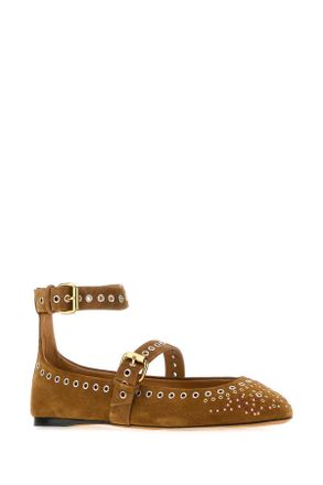 Isabel Marant Yzla Ballerinas - Cognac