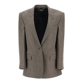 Stella McCartney Femme, Vestes, Gris, Taille: 36 FR Oversized Blazer
