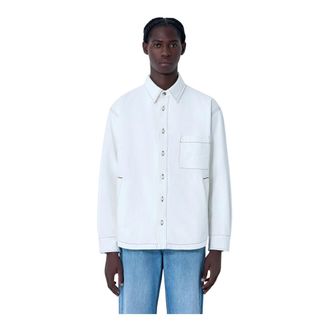 Jacquemus Klassisches Button-Down Hemd aus Technischem Gewebe - - Shirts - Herren - Wei&szlig; - S
