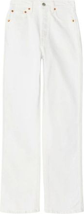 Re/Done Femme, Jeans, Blanc, Taille: W25 Jean ample taille haute ann&eacute;es 90