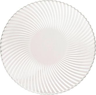 Atmosphera Atmosphera - 6er-set dessertteller odyssee transparent d20,5xh1,8cm