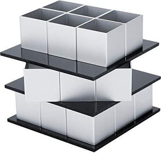 RAGUSO Moule &agrave; g&acirc;teau en Acier, Moule &agrave; g&acirc;teau 3D, Moule &agrave; g&acirc;teau r&eacute;utilisable &agrave; Trois Couches, Simple &agrave; Assembler pour la Cuisine &agrave; Domicile