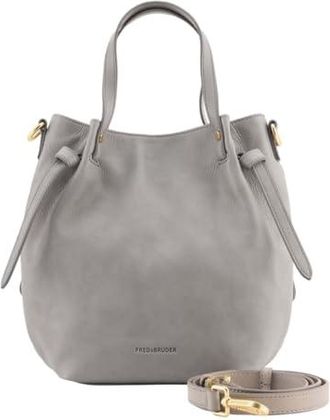 Fredsbruder Cuir sac à main sac à épaule bandoulière Just Easy Little Basket Light Grey gris clair