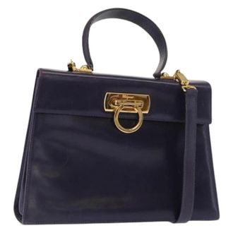 Ferragamo Pre-owned Lederhandtasche - - Pre-owned - Damen - Lila - ONE SIZE