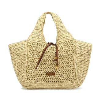 Gianni Chiarini Femme, Sacs, Beige, Taille: ONE Size Nefeli Crochet Tote Bag
