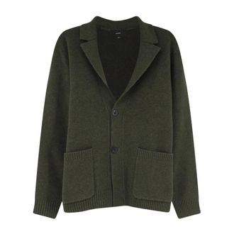 Vince Cardigan ample col V - Homme - Pulls - Vert - Taille: XL