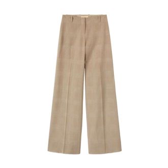 Ermanno Scervino Femme, Pantalons, Beige, Taille: 36 FR Wide Pantalons