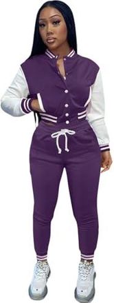 Generic Jogging avec Bande Femme SurvHiverment Rose Pale Femme Ensemble SurvHiverment Femme Rose Haut De SurvHiverment Femme Tailleur Pantalon Chic pour Maria