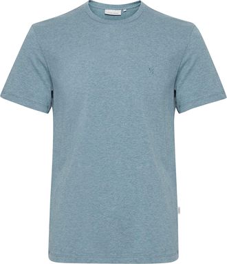 Casual Friday CFThorHerren T-Shirt Kurzarm Shirt mit Rundhalsausschnitt aus 100% Baumwolle, Größe:XXL, Farbe:Faded Denim Melange (1740211)