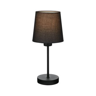 Briloner Nachttischlampe mit Kabelschalter, Lampenschirm aus Stoff, E14 Fassung max. 25 Watt, Tischlampe, Lampe, Schreibtischlampe, Tischleuchte, B&uuml;rolampe, Le