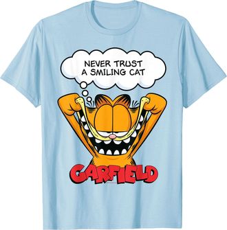 Garfield Sneaky Cheeky Cat Kitty LOL 80er 90er Cartoon Classic T-Shirt