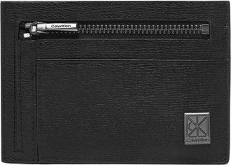 Calvin Klein Kreditkartenetui Emblem Hw Id Cardholder LV04D1168G Schwarz
